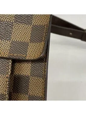 Louis Vuitton | Bags | Louis Vuitton Shoulder Bag Damier Pimlico Ebene ...